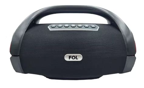 Bocina Portátil Fol Fs r b Bluetooth Fm usb Negro Meses sin interés
