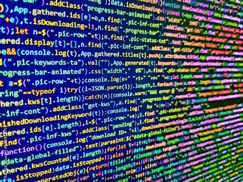 programming code abstract technology background of software developer