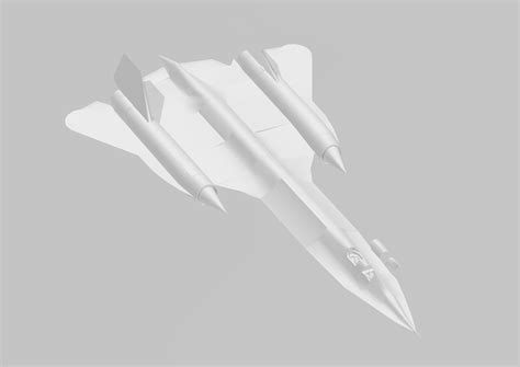 Stl File Highly Accurate Sr 71・model To Download And 3d Print・cults