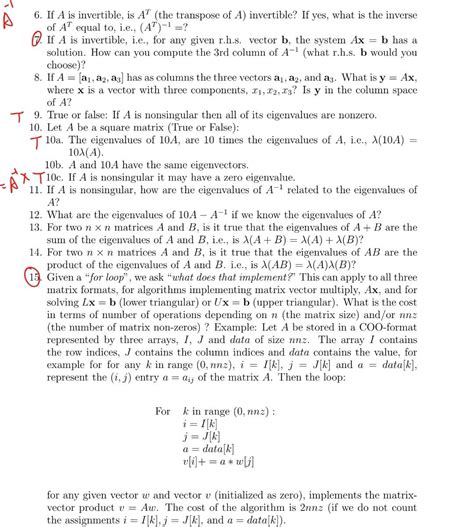 Solved 1 Let A Be A Square N×n Matrix If A Is Factored As