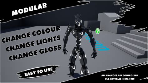 Modular Robot Character Asset Cloud