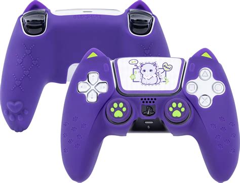 Amazon GeekShare Cat Paw PS4 Controller Skin Anti Slip Silicone