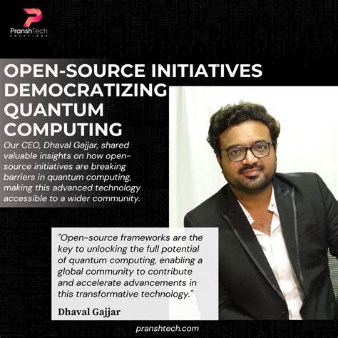Quantumcomputing Opensource Techinnovation Futureofcomputing Ai Pranshtech Solutions