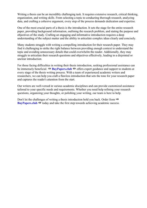 Sample Of Introduction Research Paper By North Central College Issuu