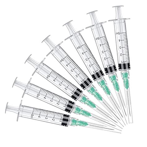 Penacul 20pack 5mlcc Disposable Syringes With 21ga Needles Want It All