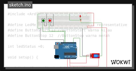 Stop Start With Microcontroller Arduino Uno Wokwi ESP32 STM32 Arduino Simulator