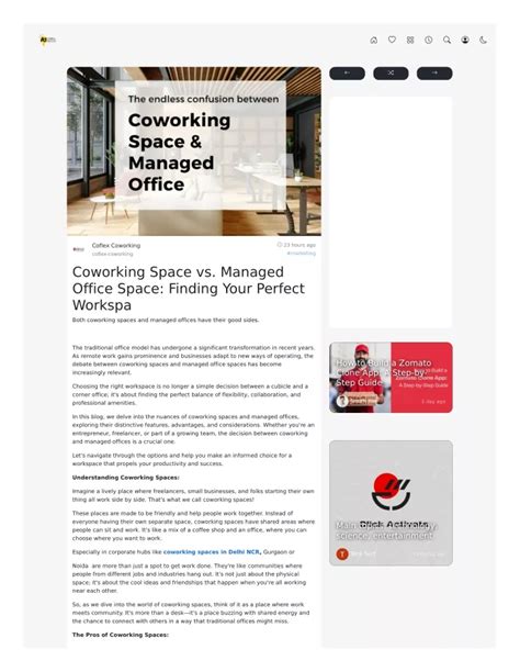Ppt Coworking Space Vs Managed Office Space Finding Your Perfect