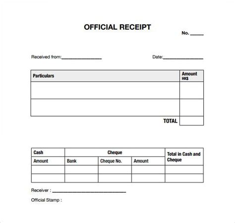 Free 19 Medical Bill Receipt Templates In Pdf Word Excel