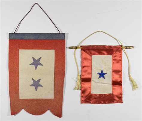 Lot WORLD WAR II ERA SERVICE FLAGS