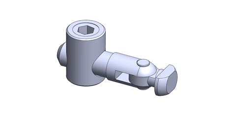 Conector Angular Horizontal Para Perfil de Alumínio Base 30 Alumaker