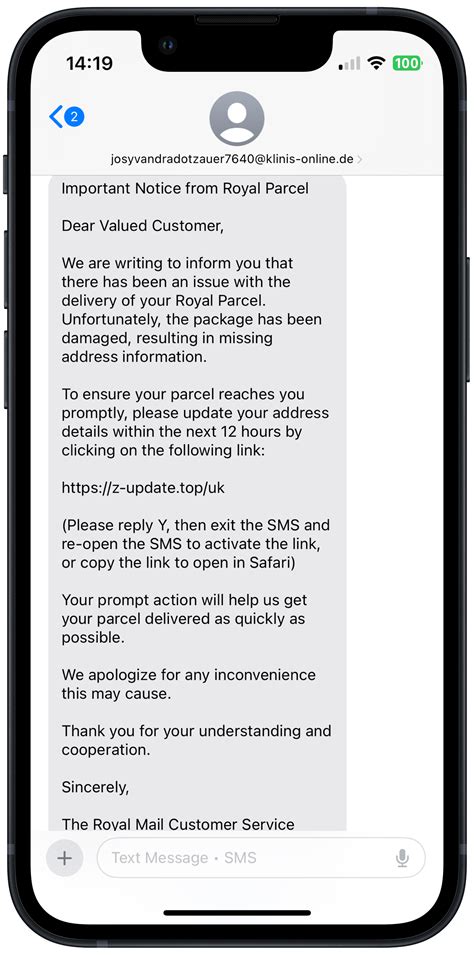 Fraud Screenshot Example Vodafone Uk News Centre