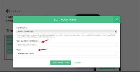 how to add hidden fields to a kickofflabs form kickofflabs