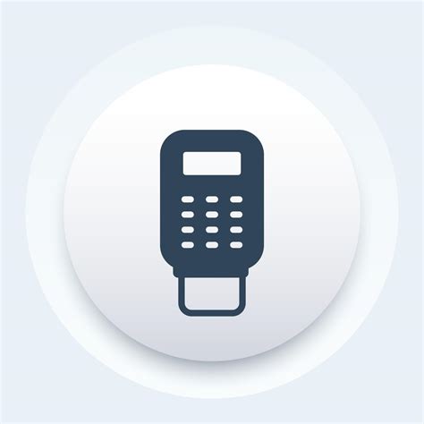 Pos Terminal Payment Vector Icon Vector Art At Vecteezy
