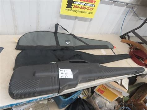 Hard Quad Gun Case And 2 Soft Gun Cases Mcsherry Auction Service Ltd