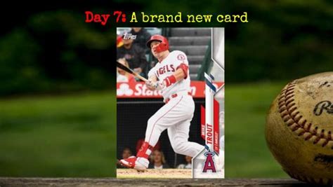 Topps Mike Trout Spring Training Challenge Day Wax Pack Gods