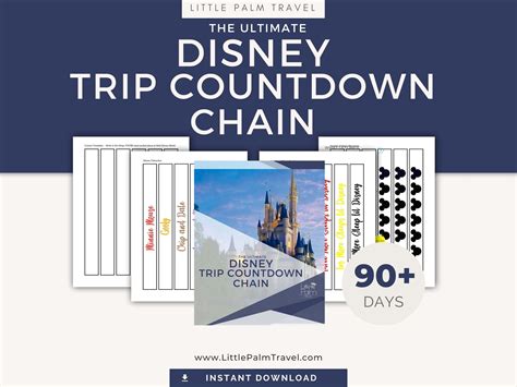 Disney Countdown Chain — Little Palm Travel