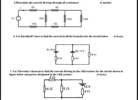 Solved For The Circuit Shown In Figure Below Determine Chegg