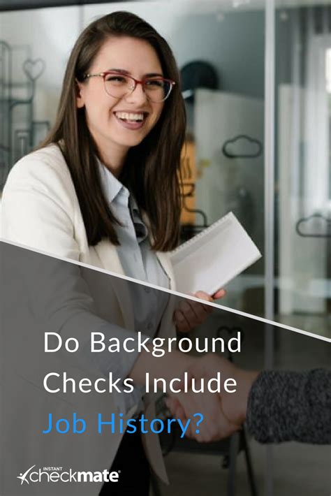 Does A Background Check Include Job History