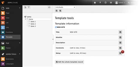 TYPO3 Tutorial Um Ein Einfaches TYPO3 HMENU TMENU Zu Erstellen