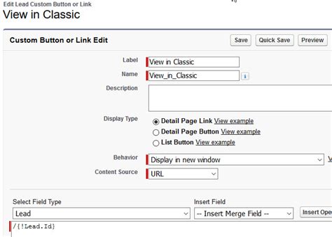 How To Quickly Switch Between Classic And Lightning Experience Salesforce Stack Exchange