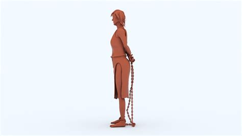 3d Model Slave Girl Sculpture Turbosquid 1931558