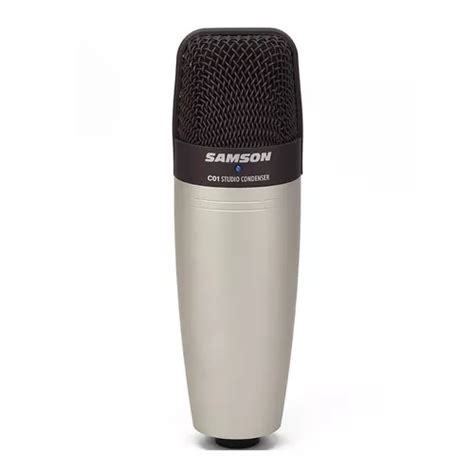 Microfone Condensador Studio Samson C01 Com Case Parcelamento Sem Juros