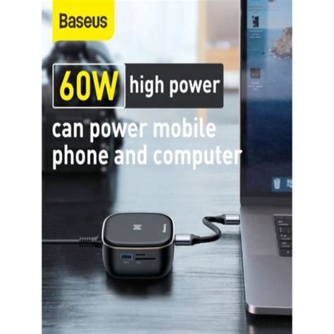 Baseus Type C HUB Adapter AC Multifunctional Charger BASEUS NIGERIA