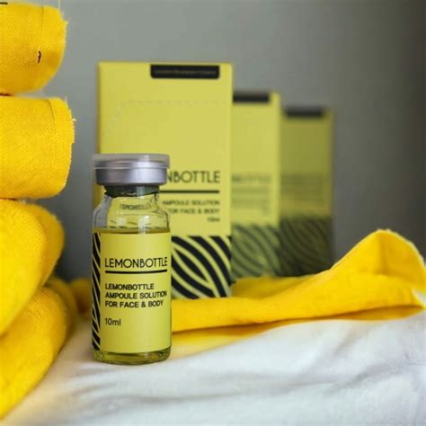 Lemon Bottle Solution Lipolysis For Face And Body 10ml X 5vials