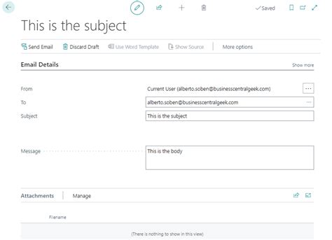 Ways To Send An Email In Business Central Business Central Geek