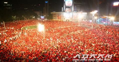 단독 붉은악마 광화문광장에서 응원한다