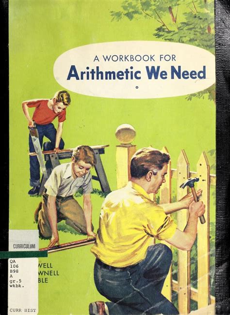Arithmetic We Need Grade 5 Workbook Buswell Guy T Guy Thomas 1891 Free Download