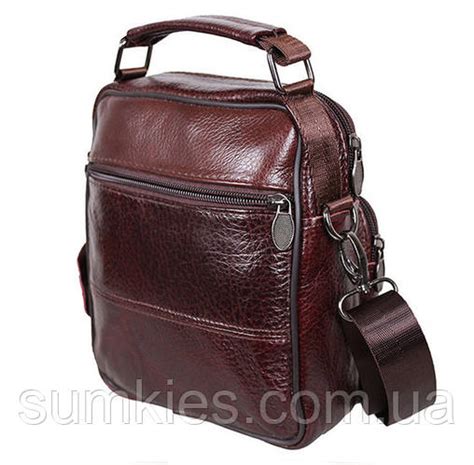 Купить Мужская кожаная сумка через плечо кожа надежная барсетка из кожи ...