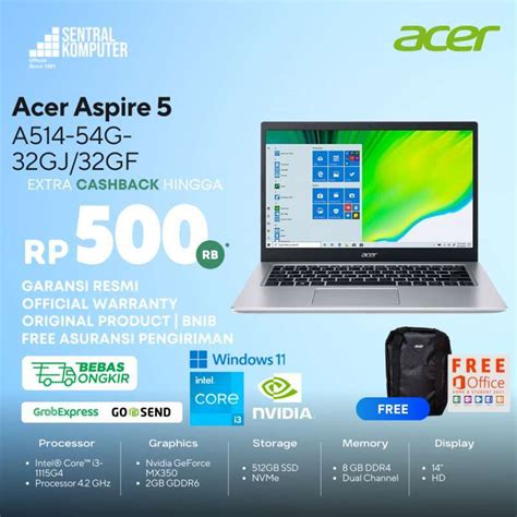 Jual Acer A G Gj I G Mx Gb Gb Win Ohs Di Seller Sentral Komputer