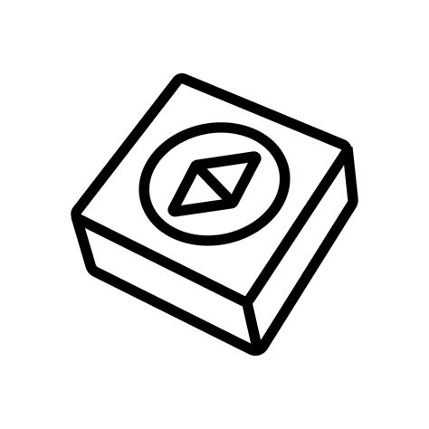 Compass Box Icon Vector Outline Illustration 9966351 Vector Art At Vecteezy