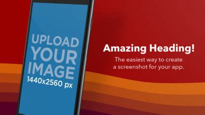 Placeit Mockup Of An Iphone Showing An Ios Screenshot
