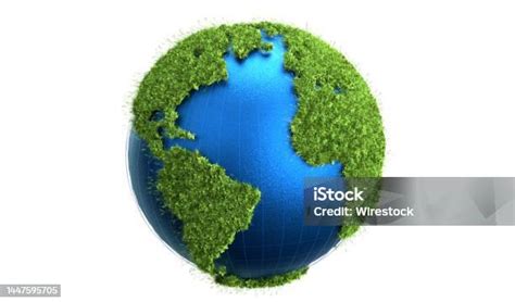 흰색 배경에 고립 된 3d 렌더링 된 행성 지구 생태학의 개념 0명에 대한 스톡 사진 및 기타 이미지 0명 3차원 형태