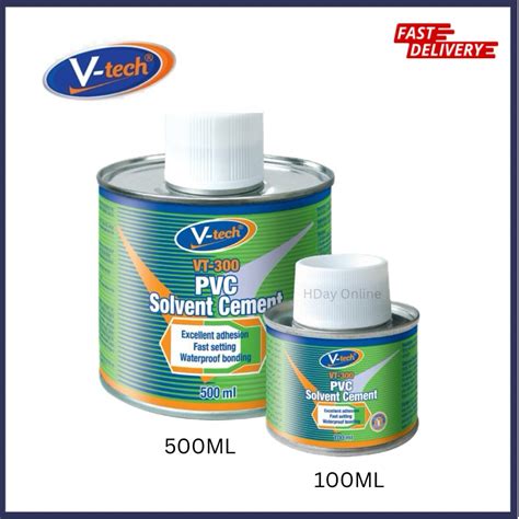 Vtech Vt300 Solvent Cement Gum Pvc Pipe Glue 100g500g Shopee Malaysia