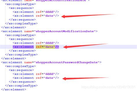 jaxb转换xsd为java类时 具有相同名称 “mon ab date“ 的类 接口已在使用。请使用类定制设置来解决此冲突