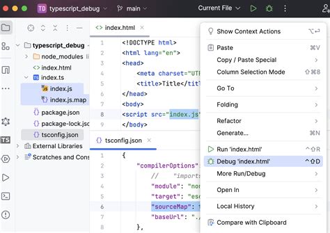 Running And Debugging Typescript Webstorm Documentation