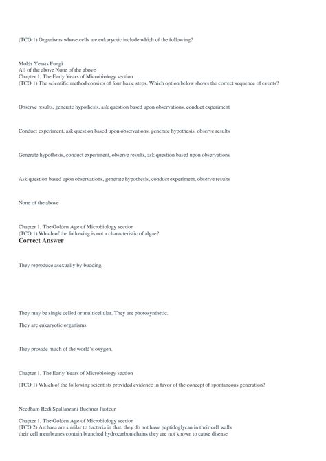Bios 242 Quiz 1 Microbiology Latest Update 2021 Bios 242 Quiz 1