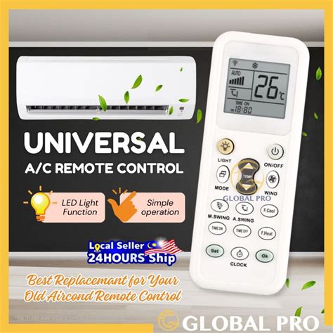 Universal Air Conditioner Remote Control Lcd Display Aircond Remote