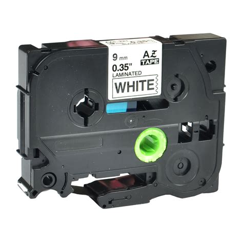 Tz Tze 221 Black Print On White Laminated Label Tape For Brother P
