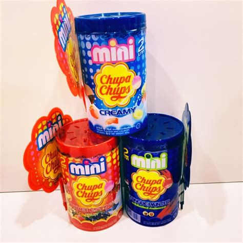 Mini Chupa Chups มินิ จูปาจุ๊ปส์ อมยิ้มรวมรส2 6ก X 50ไม้ Shopee