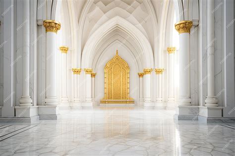 Premium Photo Simple Yet Elegant White Marble Architecture With
