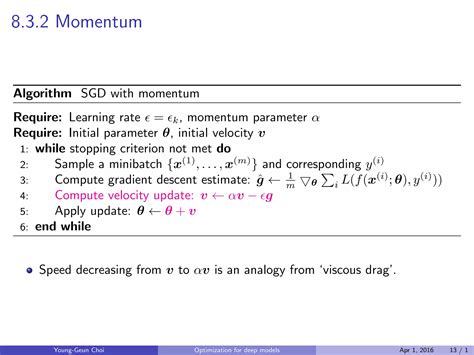 Chap 8 Optimization For Training Deep Models Pdf