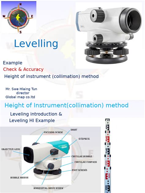 Levelling Height Of Instrument Global Map Pdf Metrology