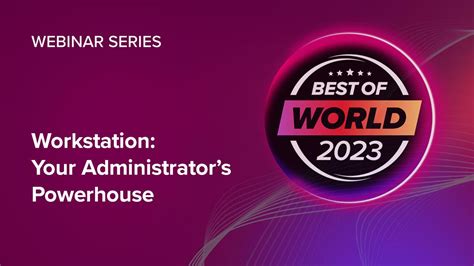 Workstation Your Administrators Powerhouse
