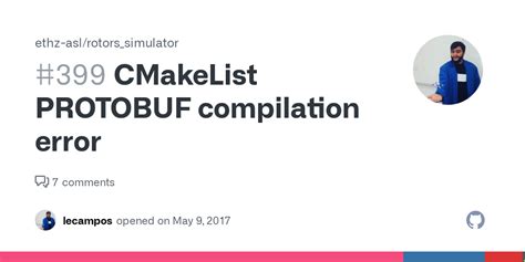 CMakeList PROTOBUF Compilation Error Issue Ethz Asl Rotors Simulator GitHub