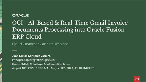 Fadi Awada On Linkedin Oracleerp Oci Oracleintegrationcloud