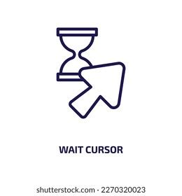 Wait Cursor Icon User Interface Collection Stock Vector Royalty Free